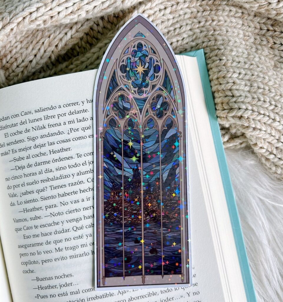 Marcador Vitral Hogwarts |Exclusivo| Harry Potter - Mila Literaria